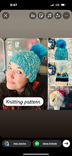 Ravelry: Lean on me beanie pattern by Holly Spencer
