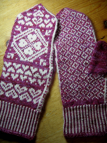 Ravelry: Cold Hands Warm Heart Mittens pattern by Jacqui Walker