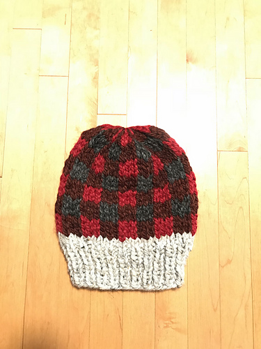 Ravelry: Adult Plaid Toque pattern by Sharon Bond