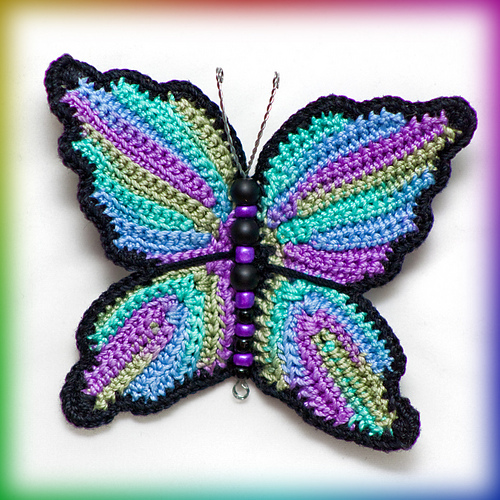 Ravelry: Beaded Butterfly pattern by Hearts & Wheels