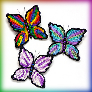 Ravelry: Beaded Butterfly pattern by Hearts & Wheels