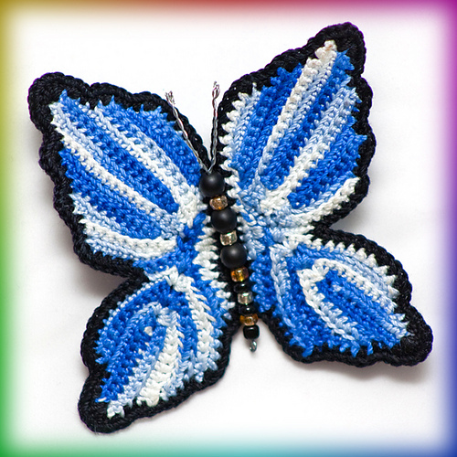 Ravelry: Beaded Butterfly pattern by Hearts & Wheels
