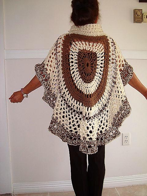 Ravelry: 721 Chunky style Crochet Circular Shawl pattern by Emi Harrington
