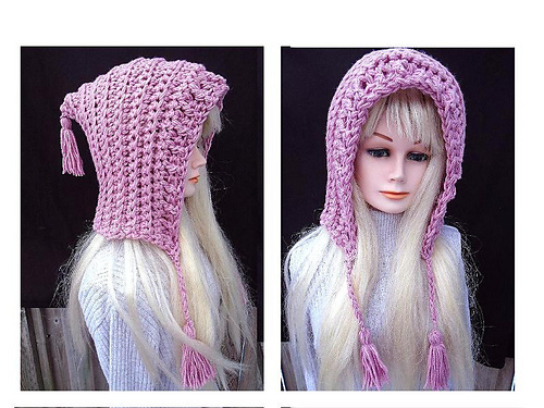 Ravelry: 758 Beginner Chunky Pixie Hood pattern by Emi Harrington