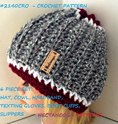 Ravelry: 2140CRO- Lumber-Jack Jane Set pattern by Emi Harrington