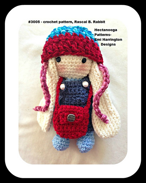 Ravelry: 3005 - RASCAL BUNNY Rabbit pattern by Emi Harrington
