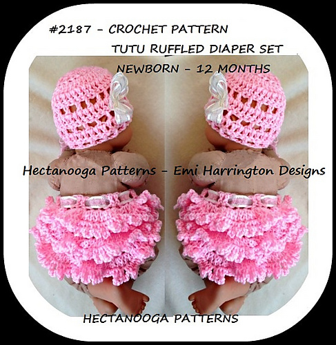 Ravelry: 2187- Tutu Ruffle Diaper cover pattern by Emi Harrington