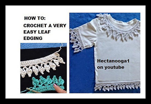 Ravelry: LEAF EDGING BORDER pattern by Emi Harrington