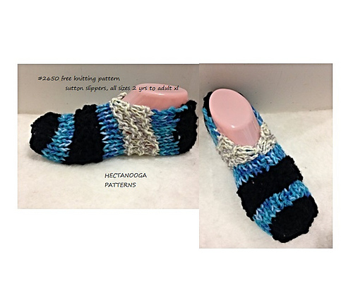 Ravelry: 2650-S SUTTON slippers pattern by Emi Harrington
