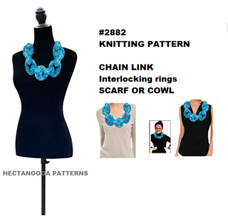 Ravelry: 2882 - CHAIN LINK scarf pattern by Emi Harrington