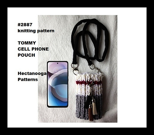 Ravelry: 2893 - TOMMY Phone Pouch pattern by Emi Harrington