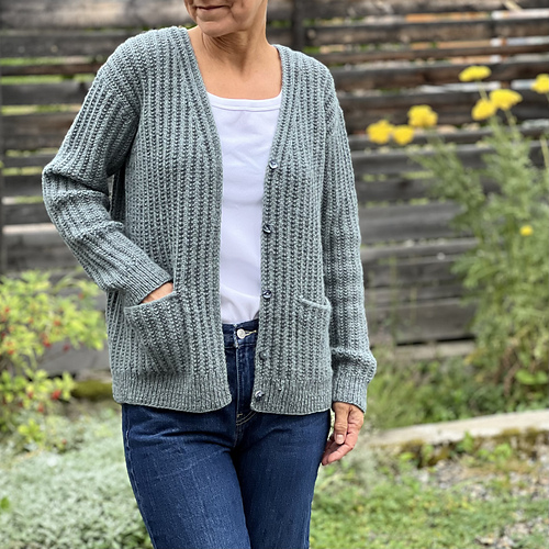 Ravelry: Windrow Cardigan pattern by Heidi Kirrmaier