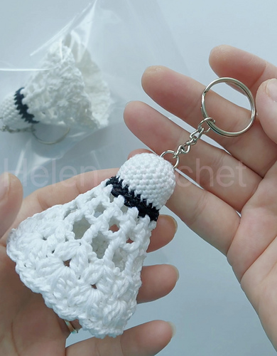 Ravelry: crochet Badminton Shuttlecock pattern by Helen Crochet
