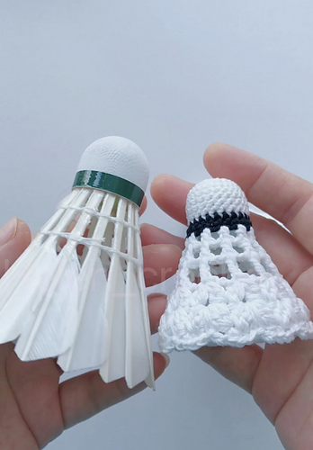 Ravelry: crochet Badminton Shuttlecock pattern by Helen Crochet