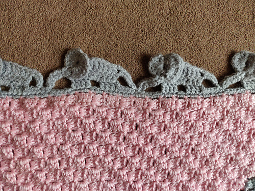 Ravelry: Elephant Parade Border Edging pattern by Allyssabeth's Crochet