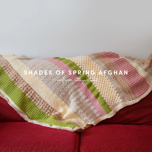 Ravelry: Shades of Spring Afghan pattern by Sunflower Cottage Crochet