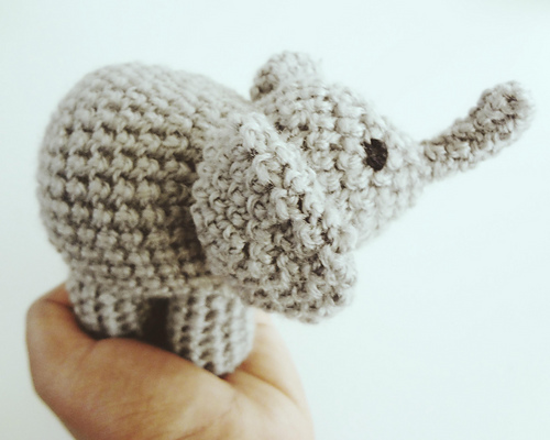 Ravelry: Amigurumi palm sized elephant pattern by Divya Natesan