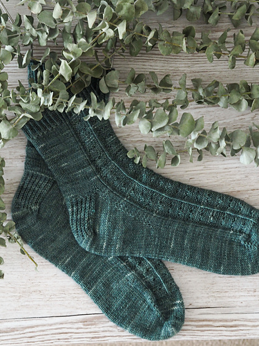 Ravelry: Spinifex Socks pattern by Helen Stewart