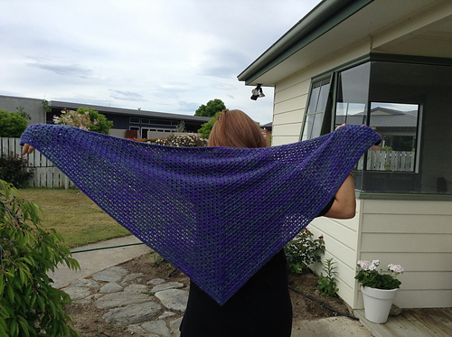 Ravelry: Crochet V-Stitch Shawl pattern by Crochet with Clare