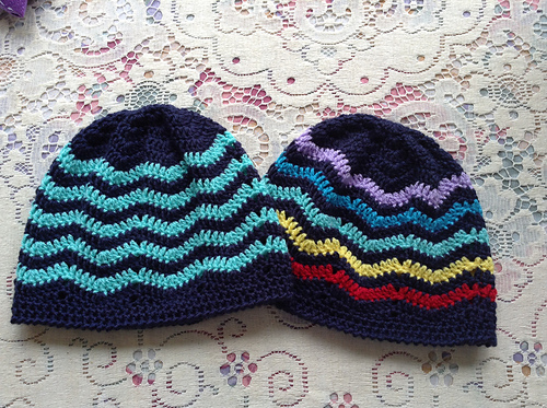 Ravelry: Crochet Waves Hat pattern by Crochet with Clare