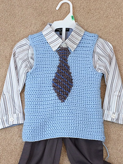Ravelry: Herself10's Mr. Goodbar - Little Man Vest