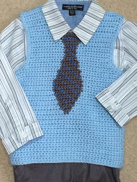 Ravelry: Herself10's Mr. Goodbar - Little Man Vest