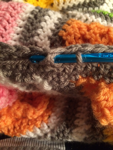 Ravelry: Herself10's Rainbow Ruffles Have Ridges