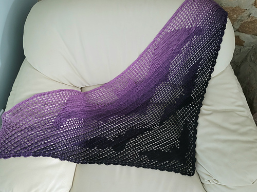 Ravelry: Cloud of Bats Shawl pattern by Tara M Clark