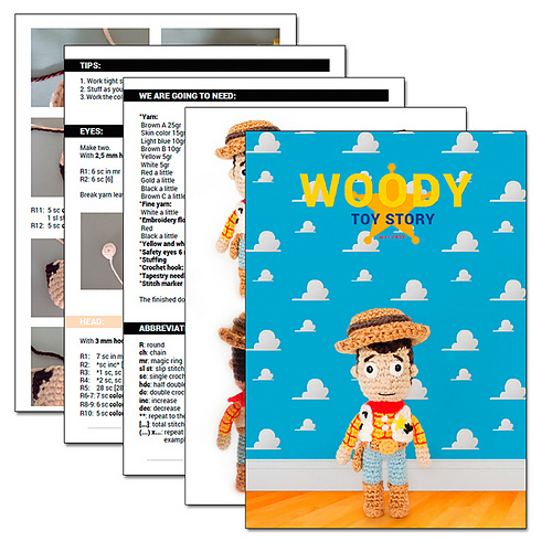 Ravelry: Woody - Toy Story pattern by Milagros Sierra