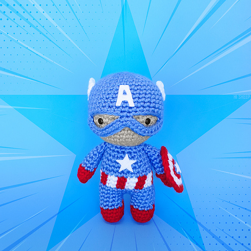Ravelry: Captain America pattern by Milagros Sierra