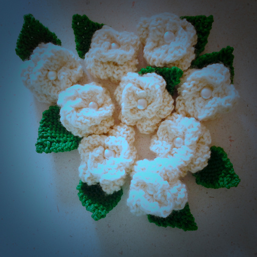 Ravelry: Sweet & Simple Knitted Rosette pattern by Eileen Vito