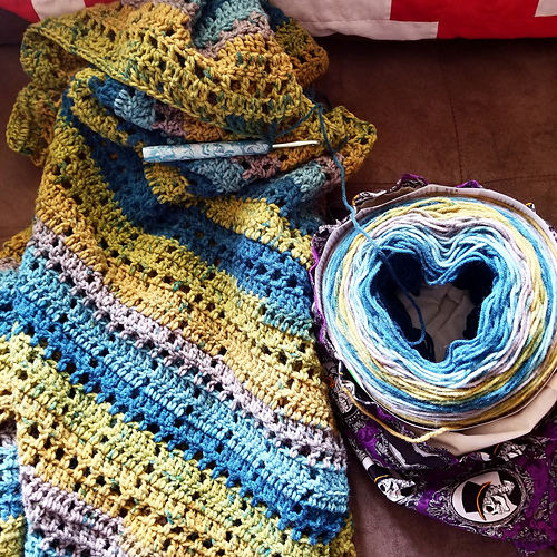 Ravelry: Tiny Squares Throw pattern by Salena Baca