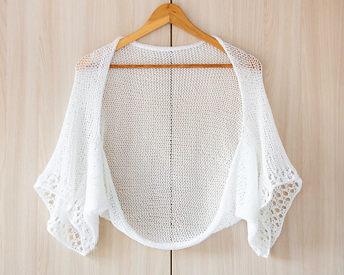 Ravelry: Knitted Cotton Shrug pattern by Dana Young