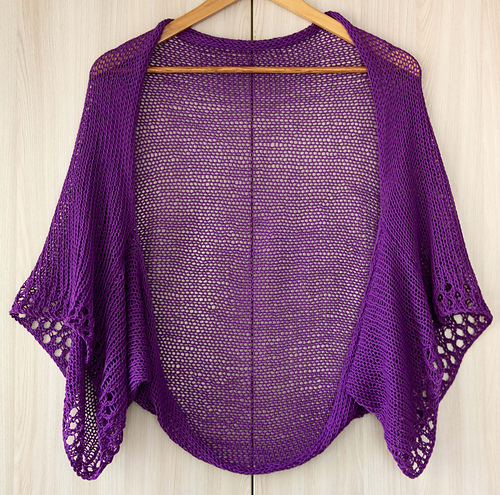 Ravelry: Knitted Cotton Shrug pattern by Dana Young
