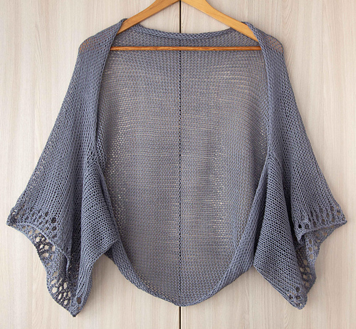 Ravelry: Knitted Cotton Shrug pattern by Dana Young
