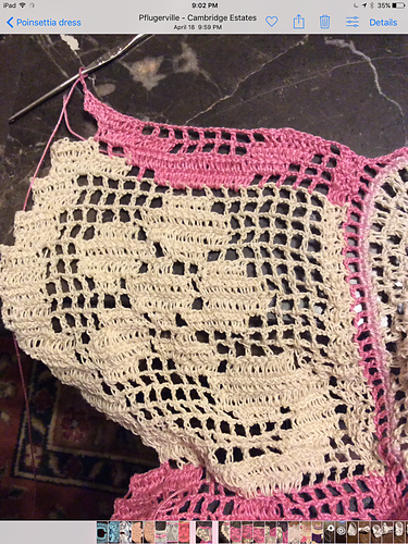 Ravelry: Flower and Scroll Summer Dress pattern by Halina Matson