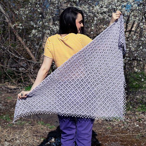 Ravelry: Purpureal Shawl pattern by Ana-Maria