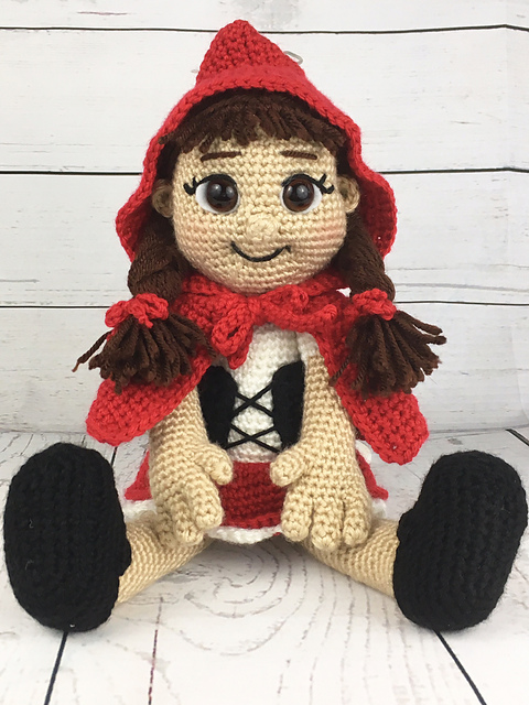 Ravelry: Little Red Riding Hood pattern by Holly's Hobbies