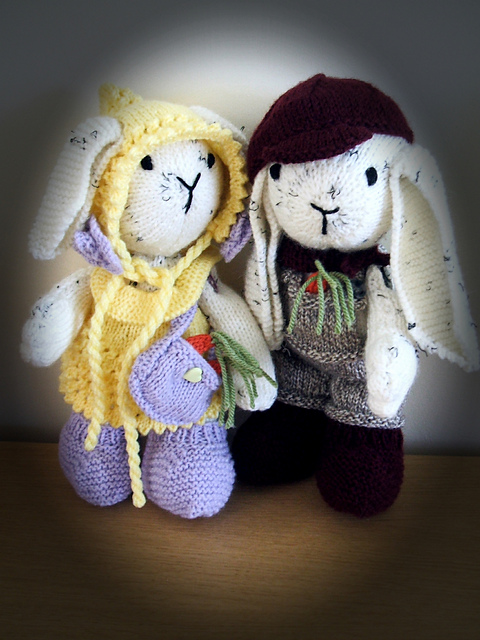 Ravelry: Big Ears and Buttercup Bunny pattern by Susan J Ward