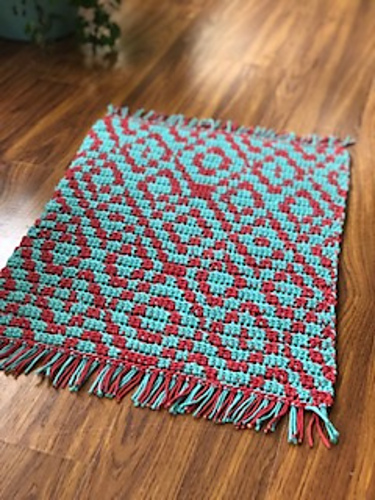 Ravelry: Rhombus Rug pattern by Lindsay Allercott