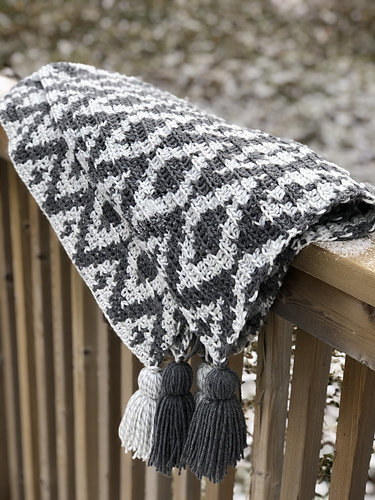 Ravelry: The Forgotten Argyle Throw pattern by Lindsay Allercott