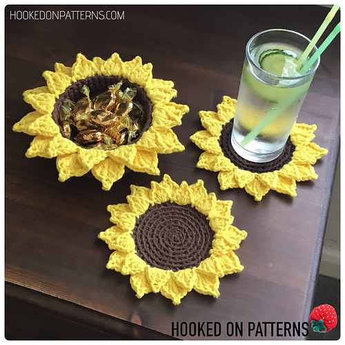 Ravelry: Sunflower Basket pattern by Ling Ryan