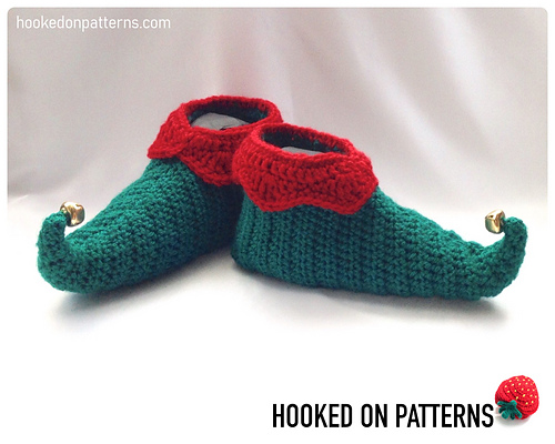 Ravelry: Curly Toes Elf Slipper Shoes pattern by Ling Ryan