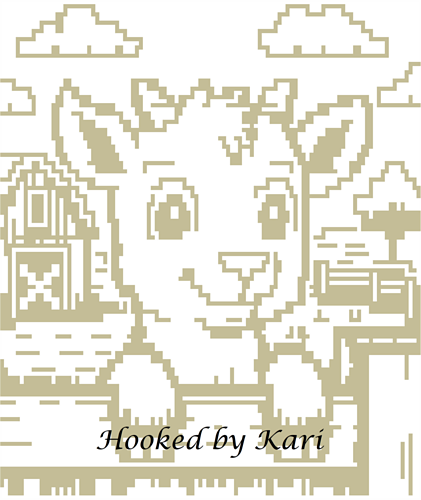 Ravelry: Barnyard Baby Goat - Overlay Mosaic Baby Blanket pattern by ...