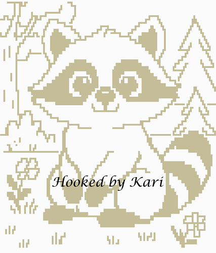 Ravelry: Raccoon Bandit - Overlay Mosaic Baby Blanket pattern by Kari ...
