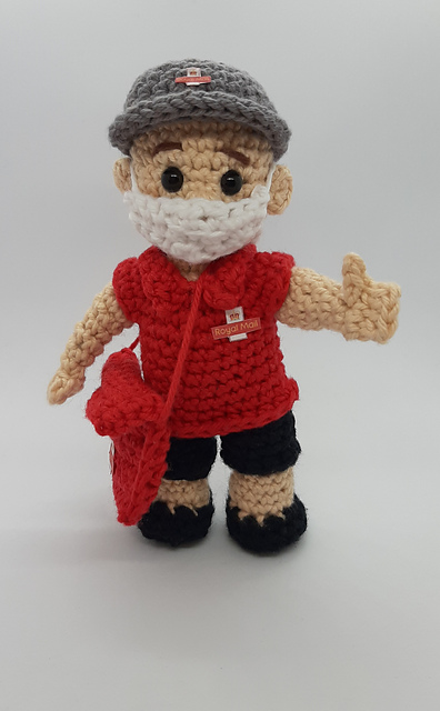 Ravelry: Frontline hero postman pattern by Reka Kohegyi