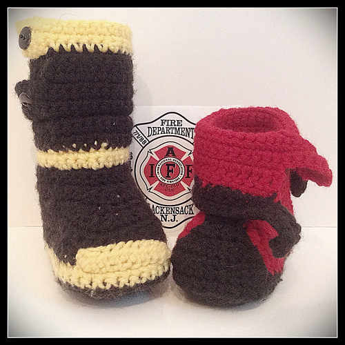 Ravelry: Firefighter Boots pattern by Hooking Stitch