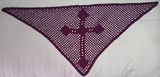 Ravelry: C2C Cross Shawl Graph pattern by James Lee Kelley