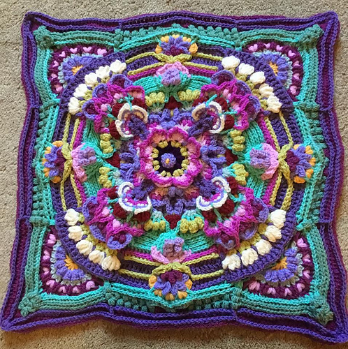 Ravelry: High Tea Floral Block pattern by The Floral Hook