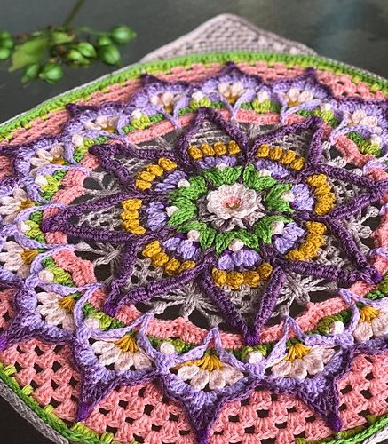 Ravelry: Green Tea Block pattern by The Floral Hook